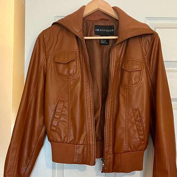 L B Diffusion | Jackets & Coats | Lb Diffusion Carmelcolor Short Jacket ...
